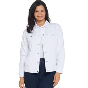 Quacker Factory Jackets & Coats | Rhinestone Heart Jacket | Poshmark